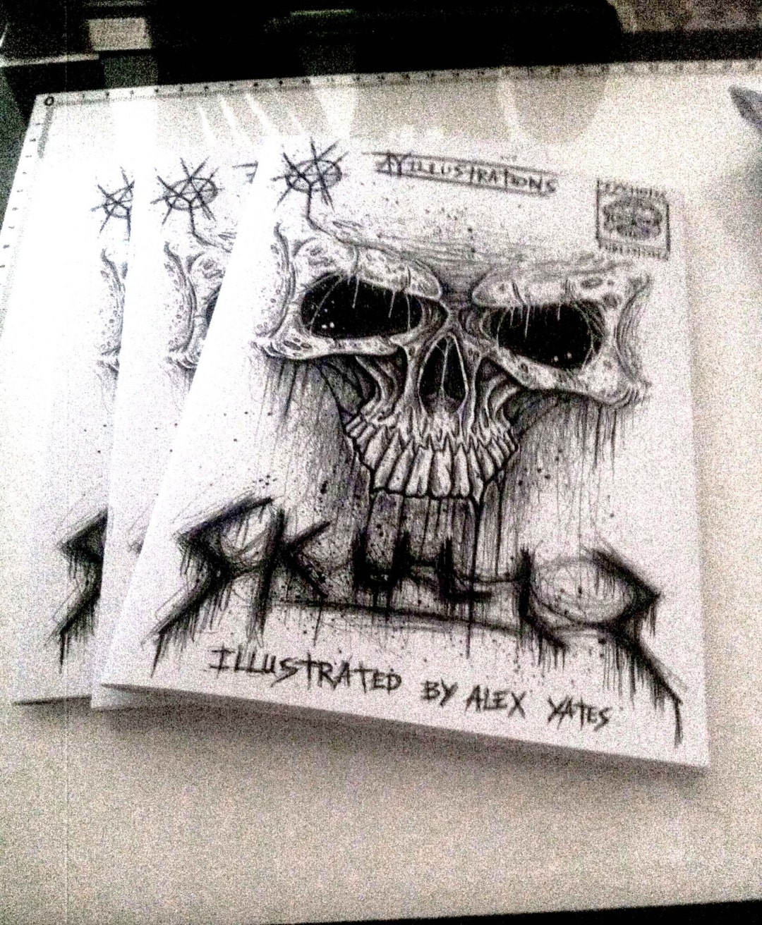 SKULLZ Art Book / Horror Zine - Etsy