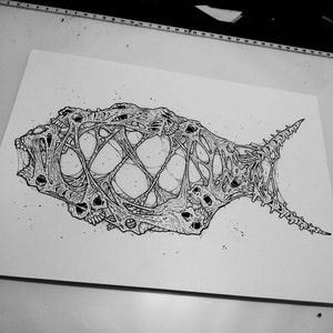 Jesus Fish(ichthys) Original Drawing for Sale - Etsy