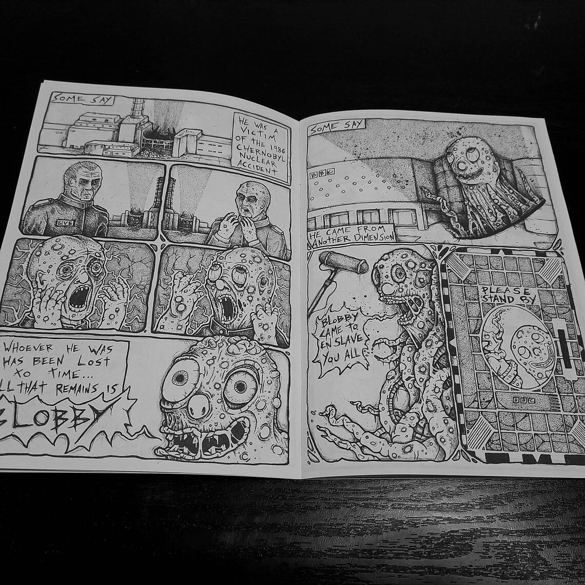 BLOBBY HELL: A Blobby Horror Comic Anthology - Etsy