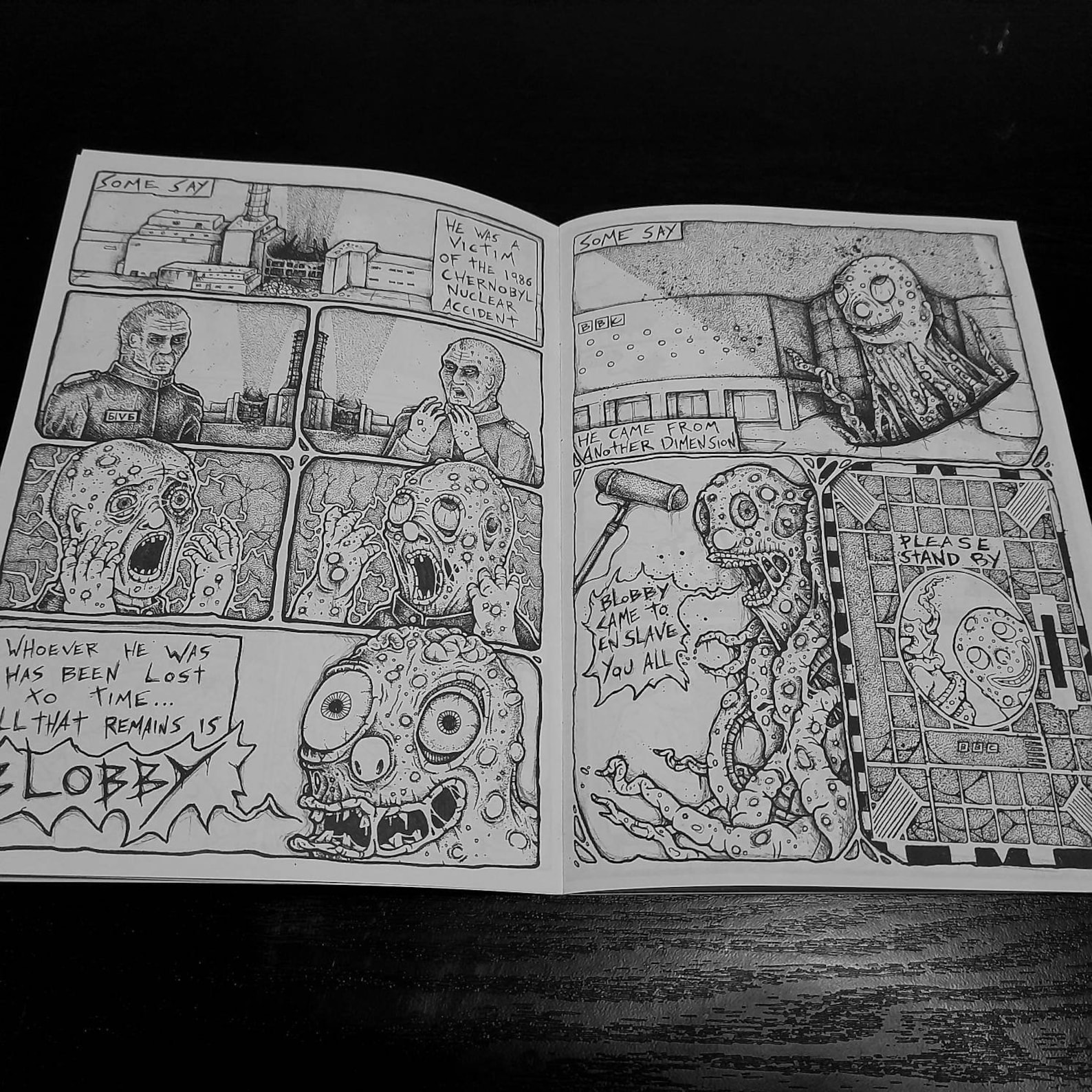 BLOBBY HELL: A Blobby Horror Comic Anthology - Etsy