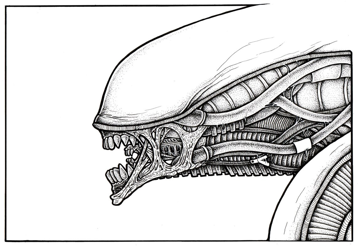 Xenomorph Prints | Etsy