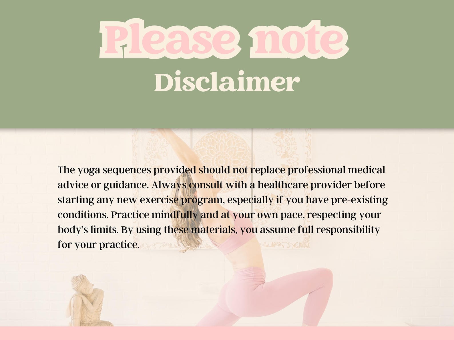 Beginner Yoga Sequence for Strength & Flexibility, Yoga Printable Guide ...