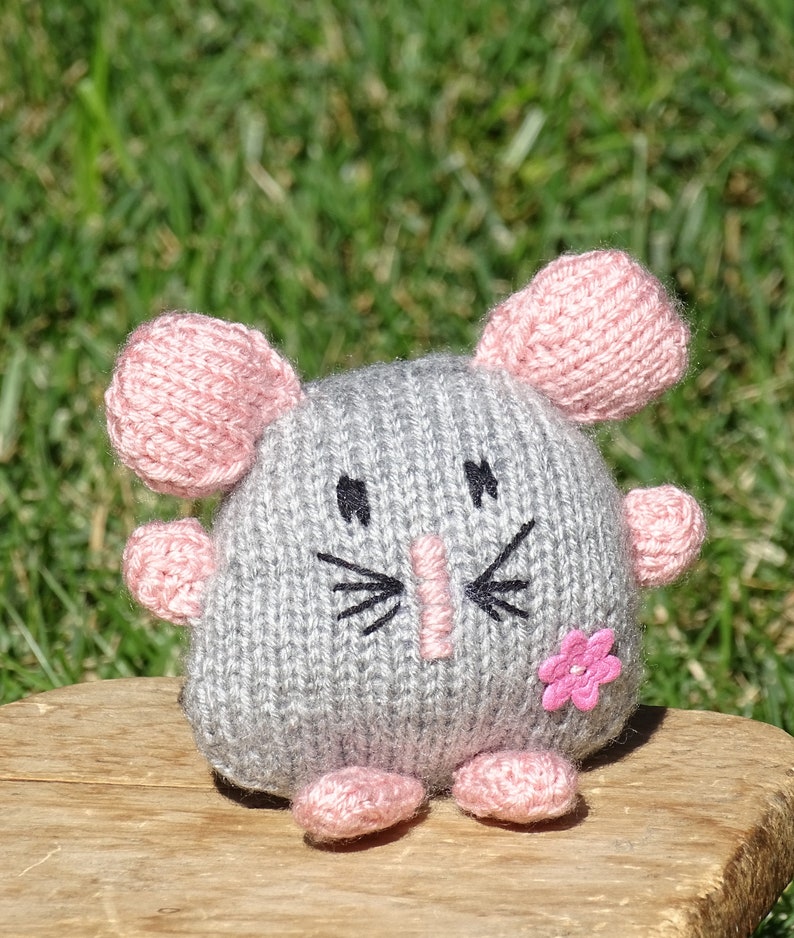 Mouse, Knit Mouse, Toy Mouse, Stuffed Animal, Knitted Toy, Plush Mouse ...
