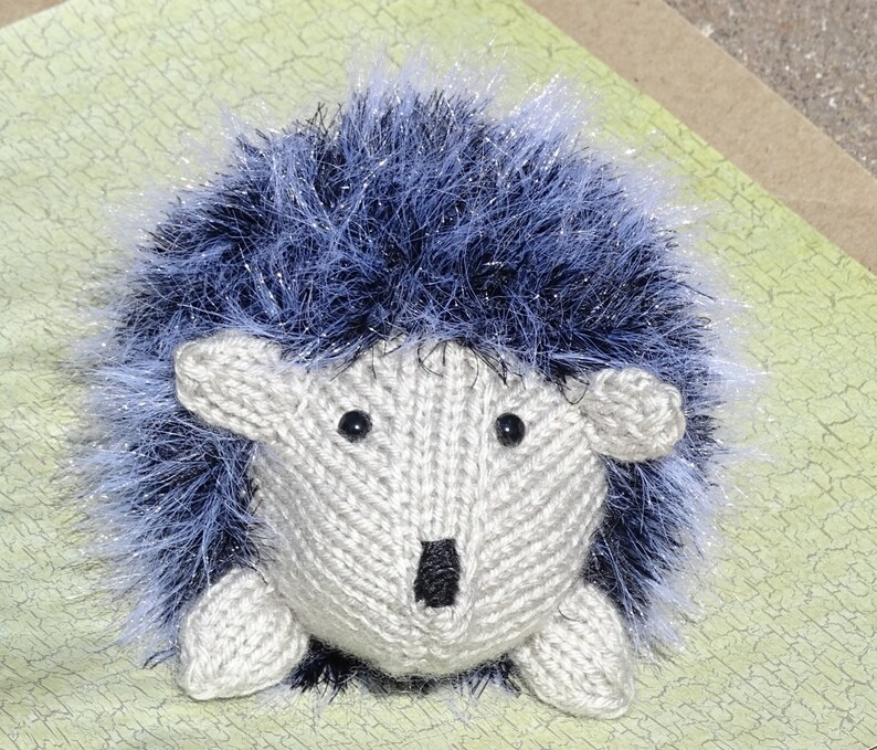 Hedgehog Stuffed Animal Toy Knitted Hedgehog Hand Knitted | Etsy