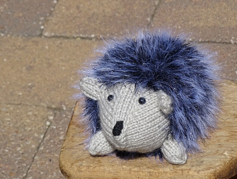 Hedgehog Stuffed Animal Toy Knitted Hedgehog Hand Knitted - Etsy