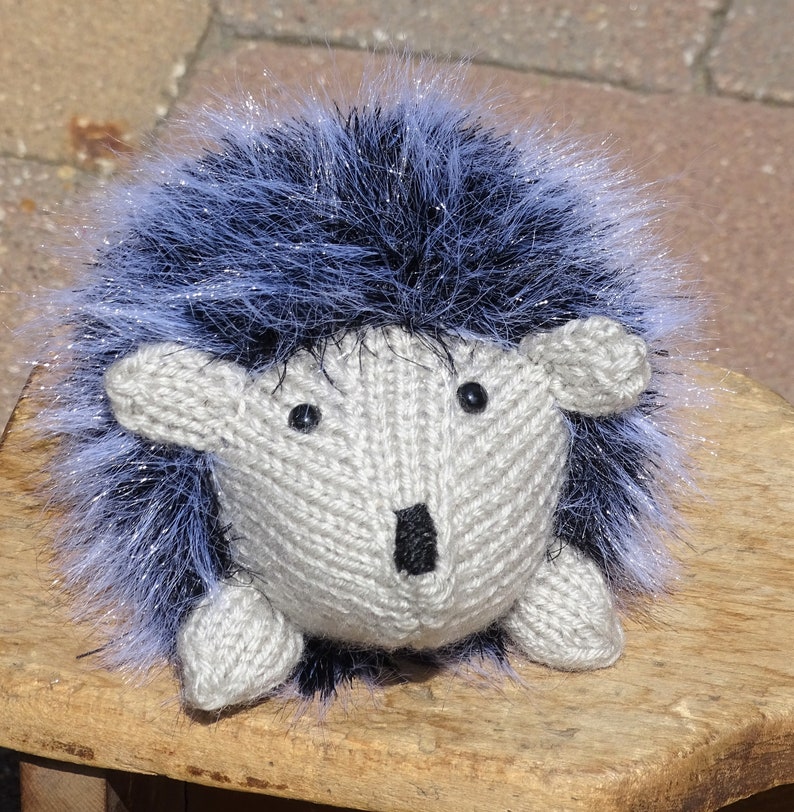 Hedgehog Stuffed Animal Toy Knitted Hedgehog Hand Knitted - Etsy