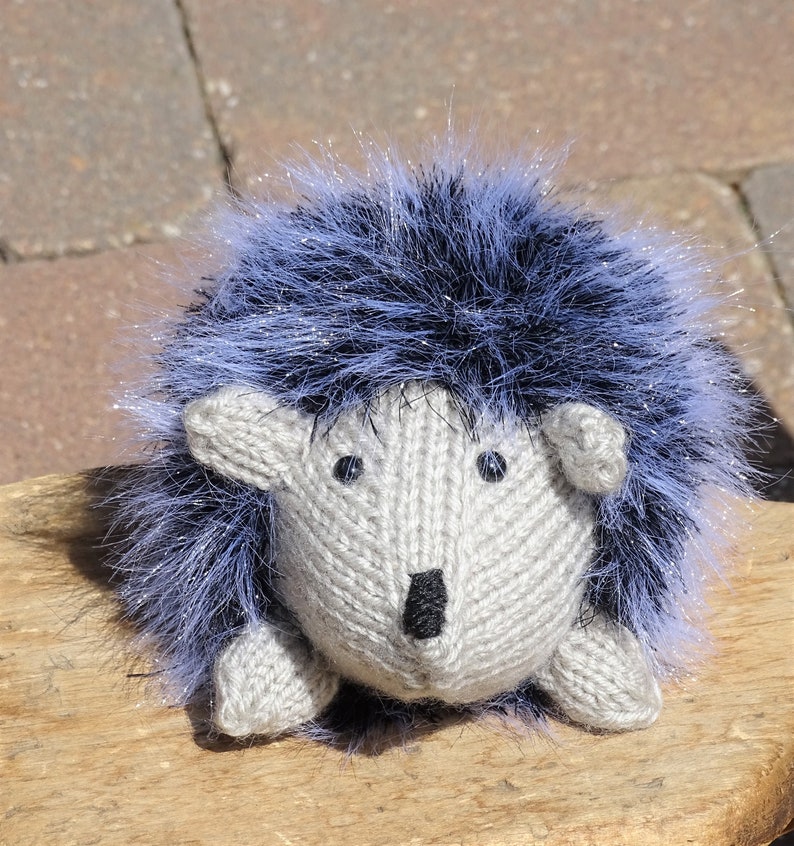 Hedgehog Stuffed Animal Toy Knitted Hedgehog Hand Knitted - Etsy