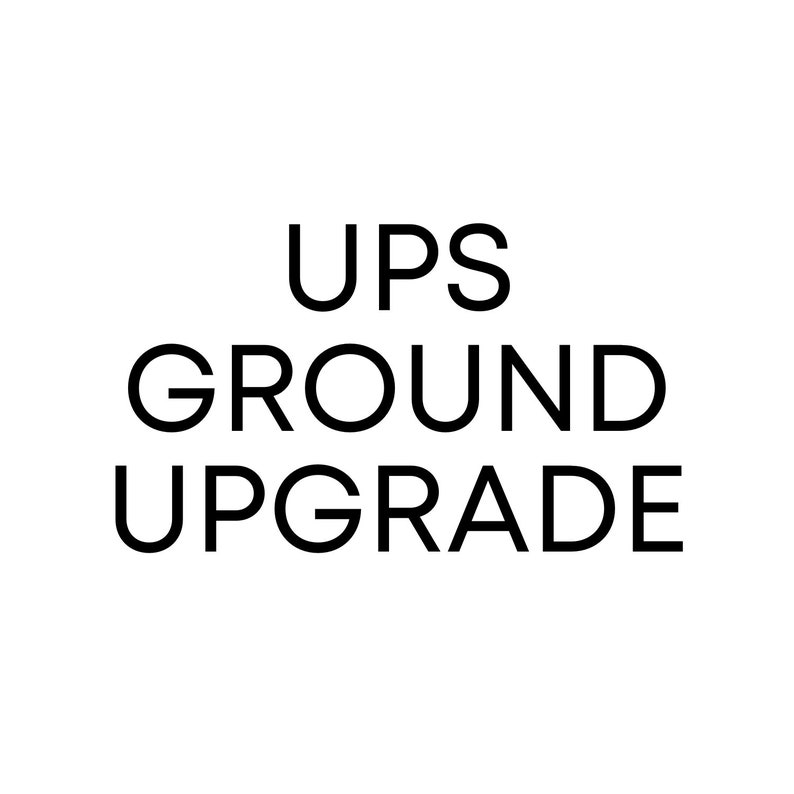 UPS Ground Shipping Upgrade - Etsy