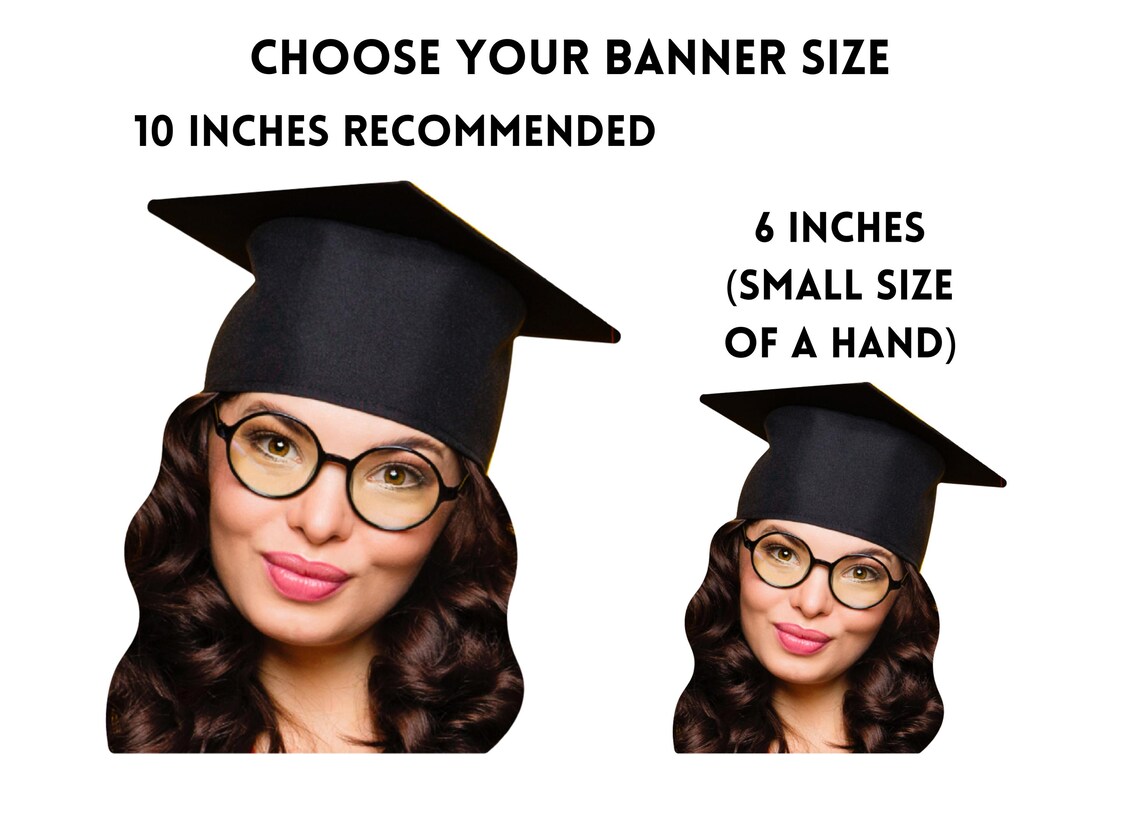 Custom Face Graduation Banner: Class of 2025 Photo Party Decor - Etsy