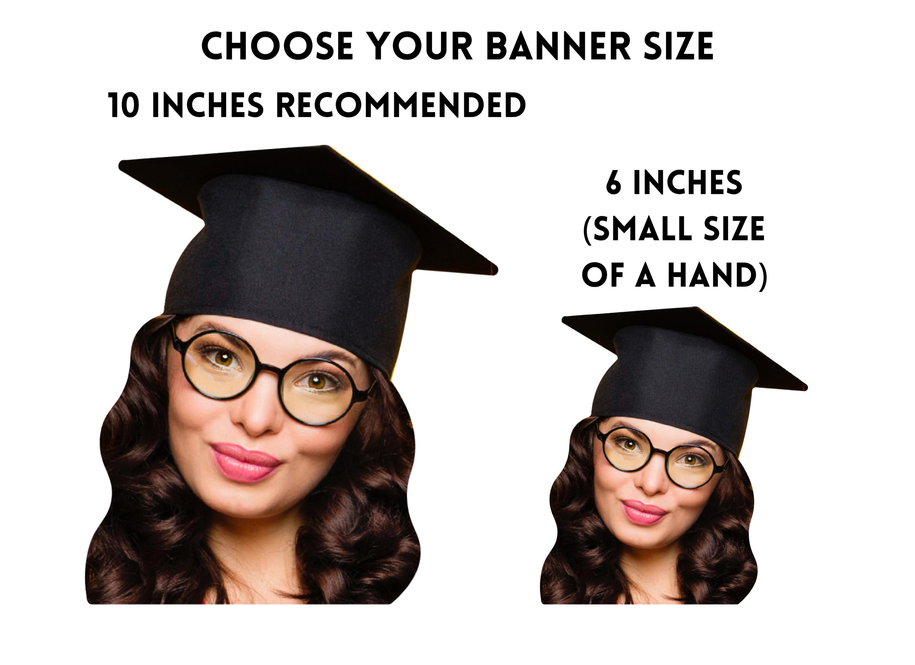 Custom Face Graduation Banner: Class of 2025 Photo Party Decor - Etsy