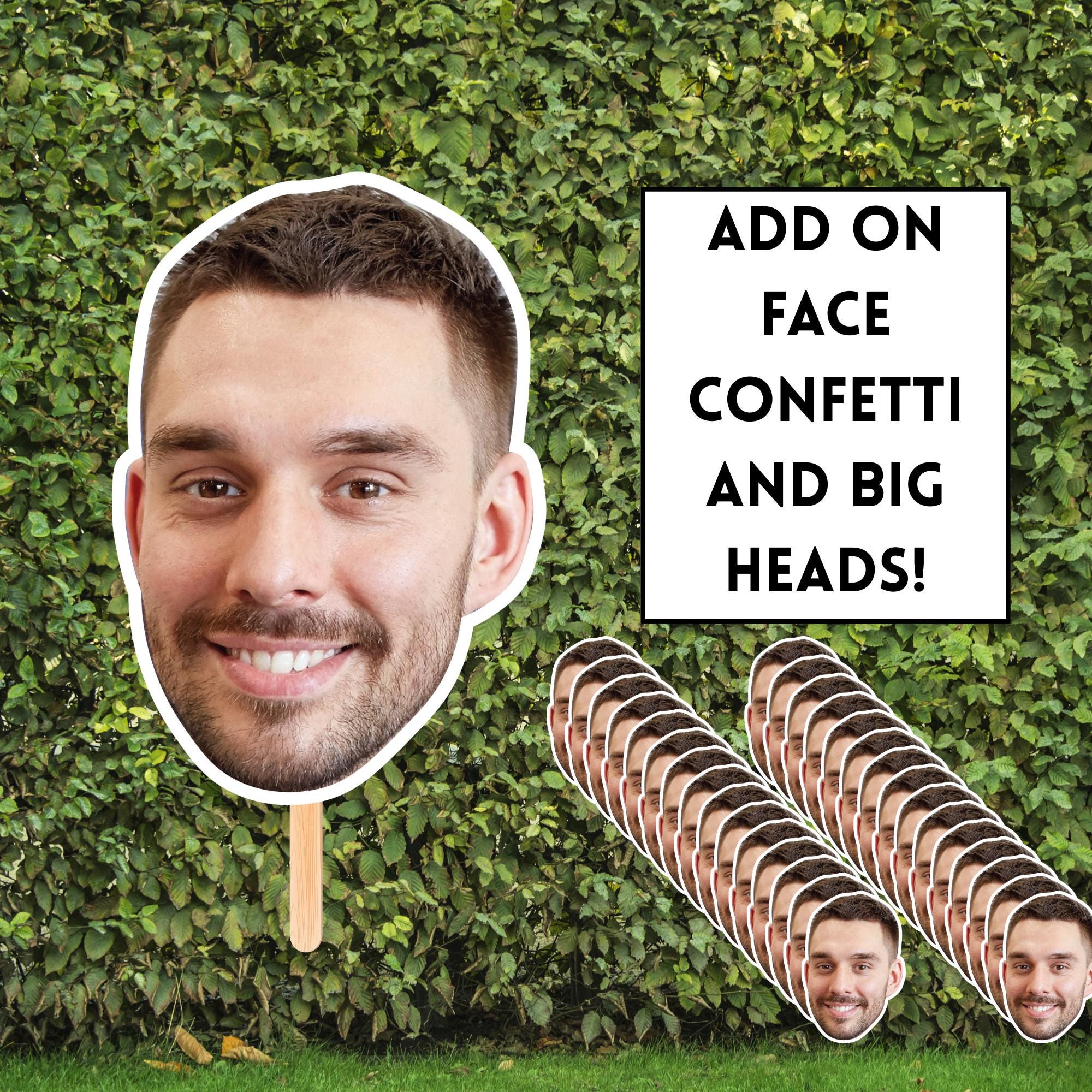 Custom Face Banner for Birthday, Graduation, Retirement, and ...