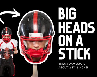 Football Head Cut Out - Etsy