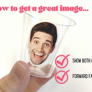 Custom Face Shot Glass: Bachelorette Party Favor, 2 Oz Pour - Etsy
