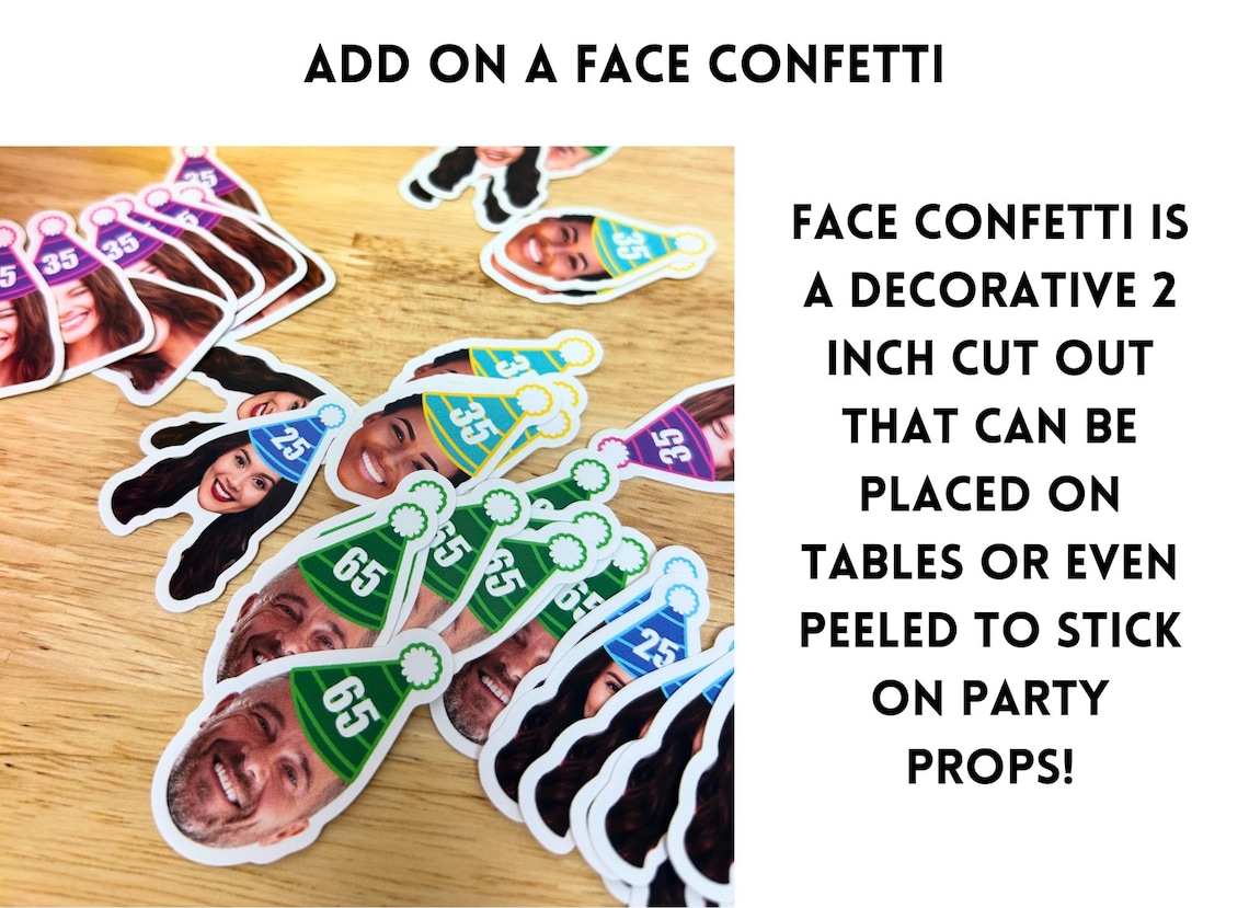Custom Face Retirement Banner: Personalized Party Garland - Etsy