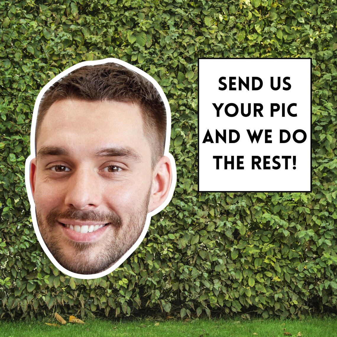 Custom Face Banner for Birthday, Graduation, Retirement, and ...