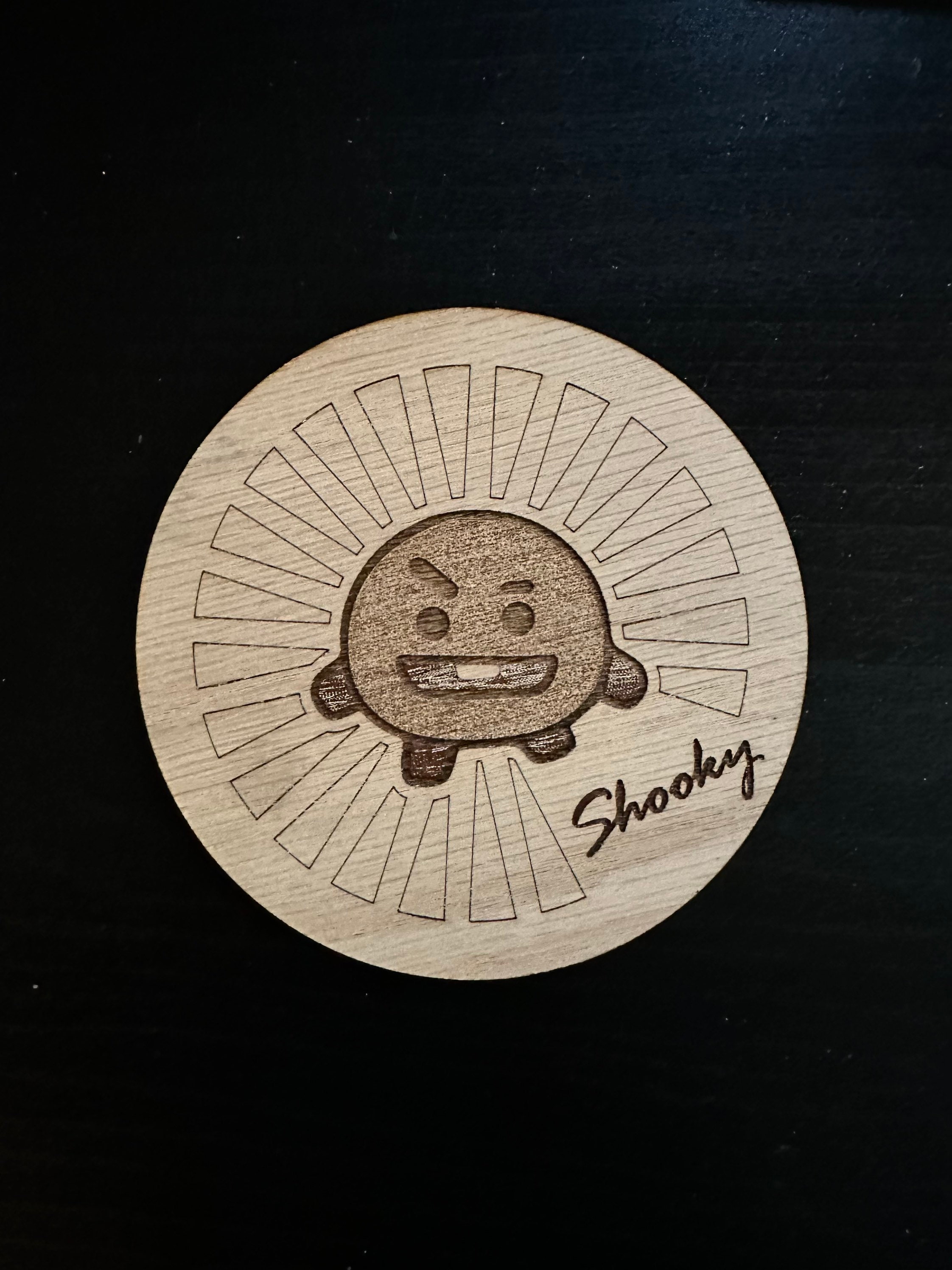 Bt21 Wooden Coasters - Etsy