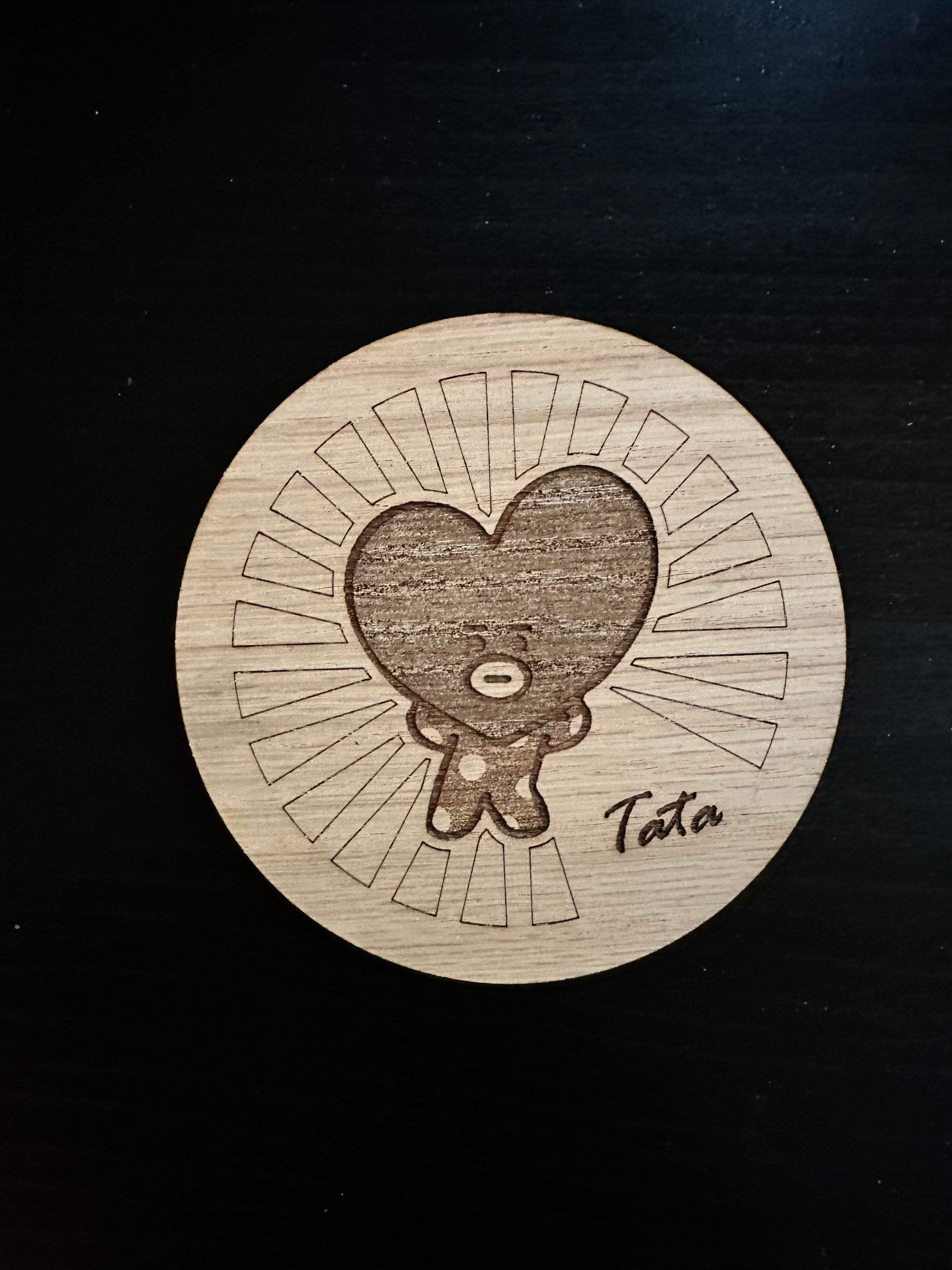 Bt21 Wooden Coasters - Etsy