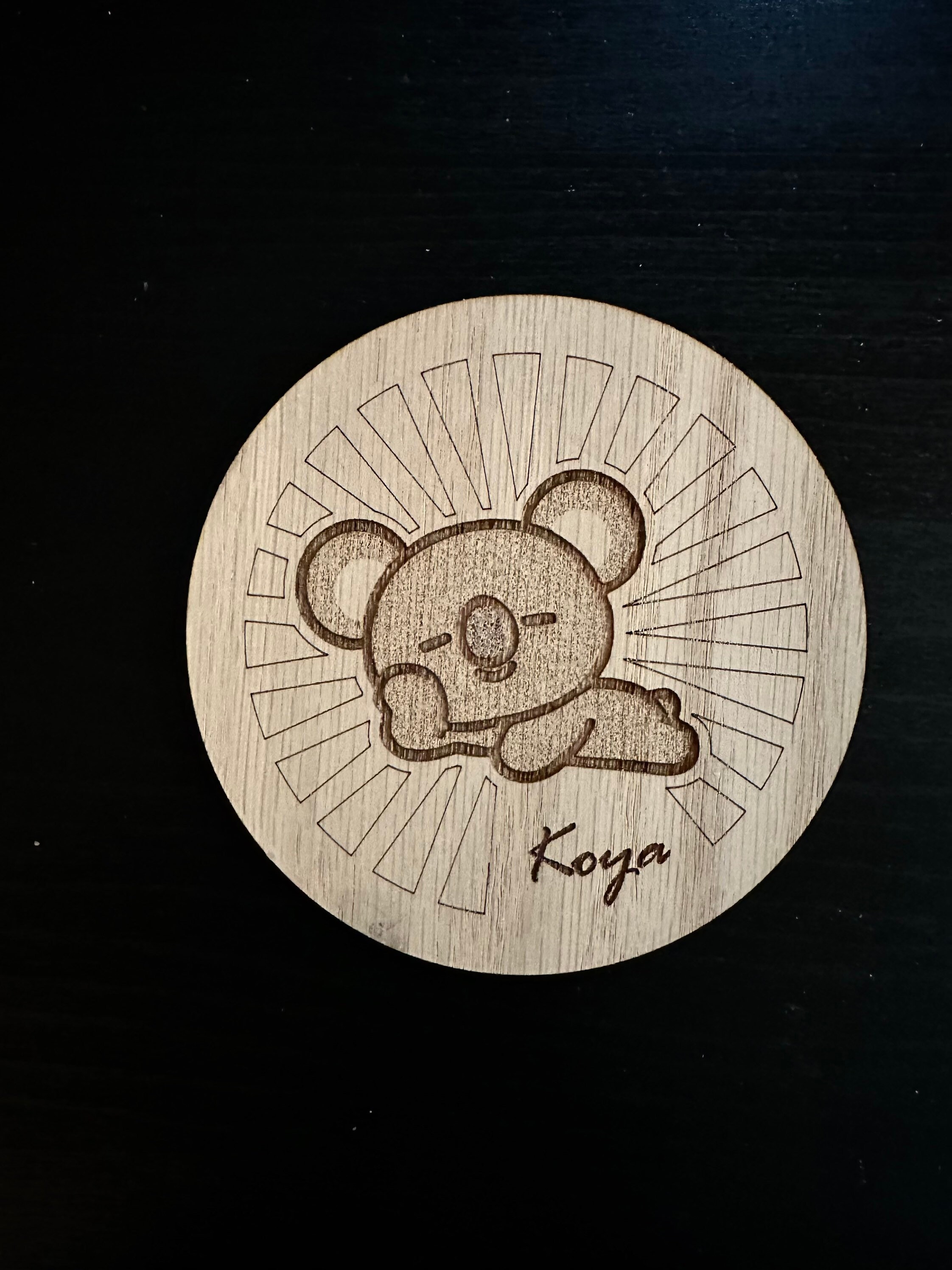 Bt21 Wooden Coasters - Etsy