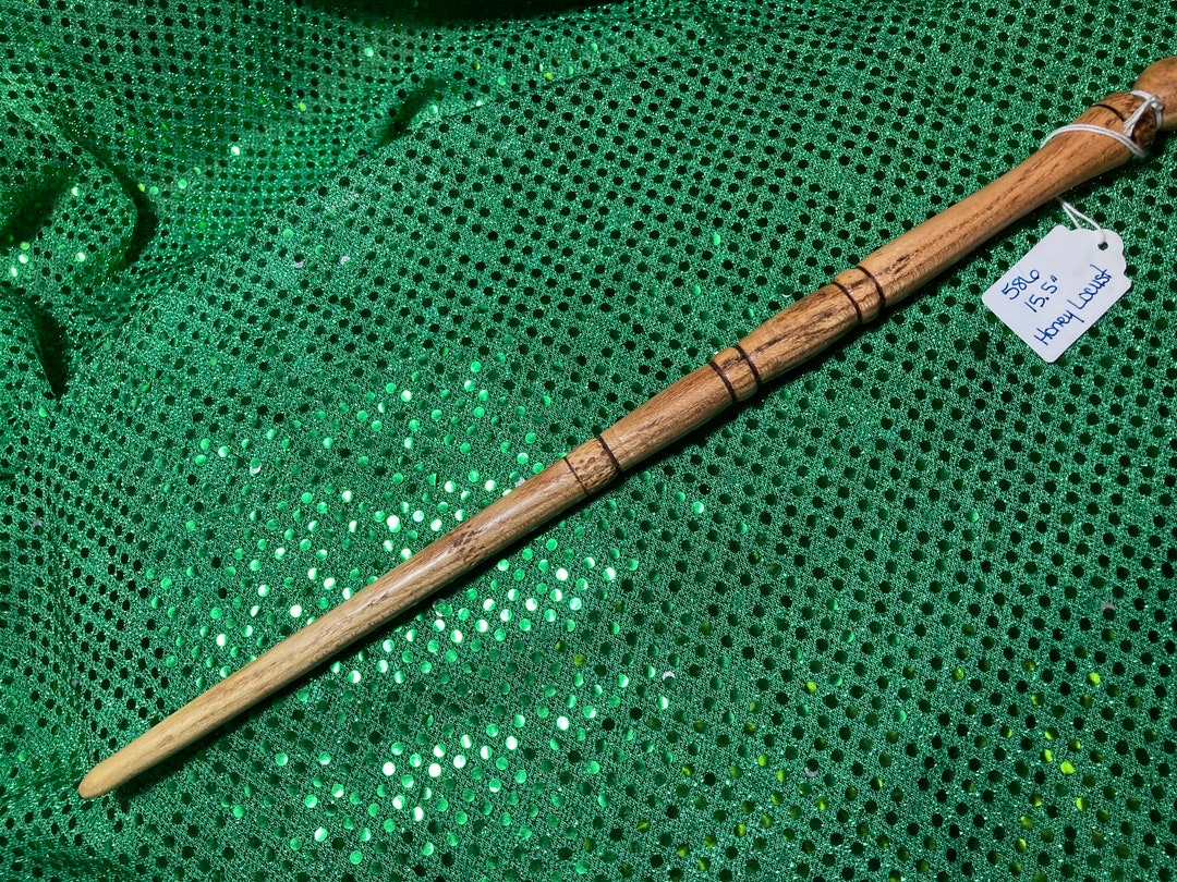 Wand 586, Magic Wand, Wizard Wand, Hand Turned Wand, Hand Turn Hardwood ...