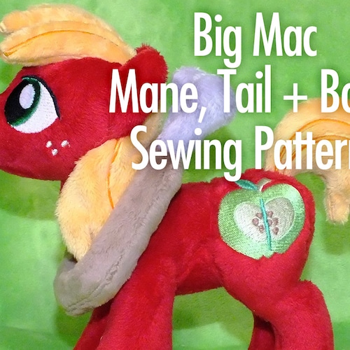 Fluttershy Mane Tail Sewing Pattern - Etsy