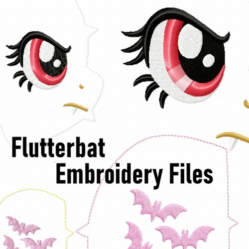 DIY Flutterbat Eye and Cutie Mark Beanie and Large Embriodery - Etsy