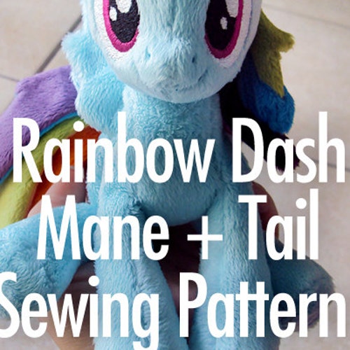 My Little Pony Rainbow Dash Crochet Hat Pattern Rainbow Dash - Etsy New ...