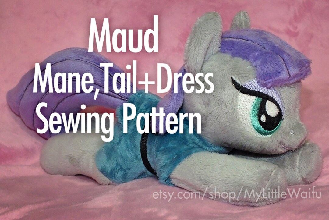 Maud Pie Mane, Tail, and Dress Sewing Pattern - Etsy