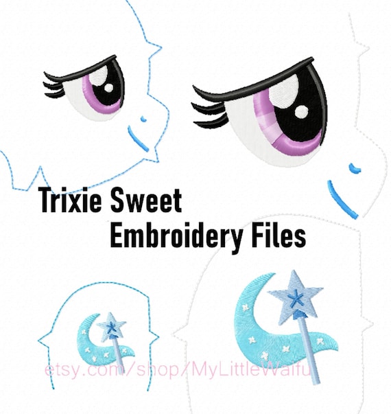 DIY Trixie Sweet Eye and Cutie Mark Beanie and Large | Etsy