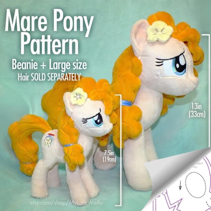 Mlp Custom Plush Pony - Etsy