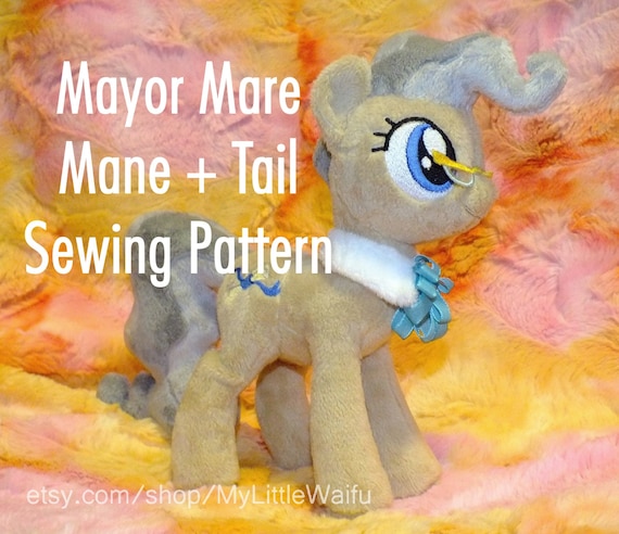 Mayor Mare Mane Tail Sewing Pattern - Etsy