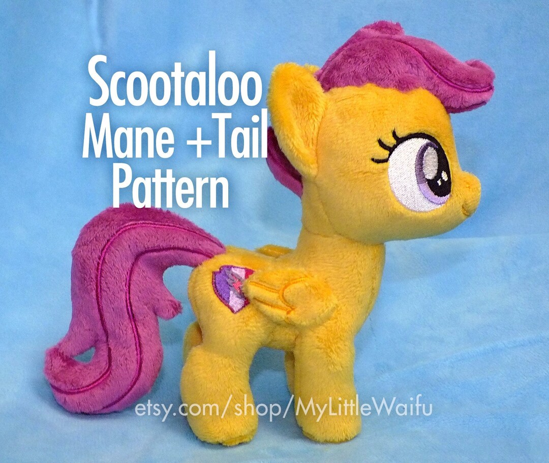 Scootaloo Mane/tail Sewing Pattern - Etsy