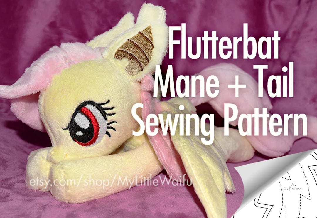 Flutterbat Mane + Tail Sewing Pattern - Etsy