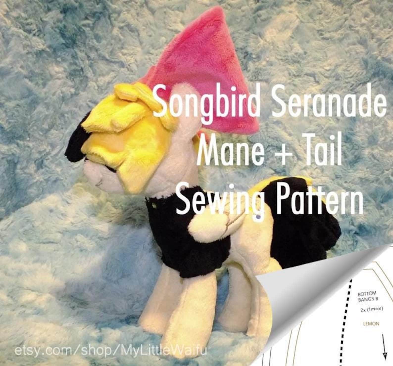 Songbird Seranade Mane + Tail Sewing Pattern - Etsy