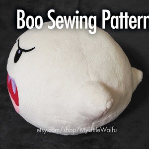 DIY Super Mario Boo Plush Sewing Pattern - 6in Size - BEGINNER - Etsy