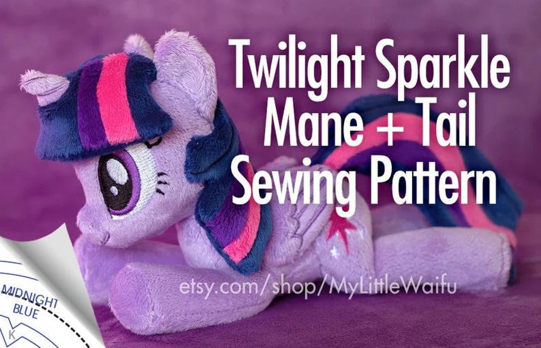 Twilight Sparkle Mane + Tail Sewing Pattern - Etsy