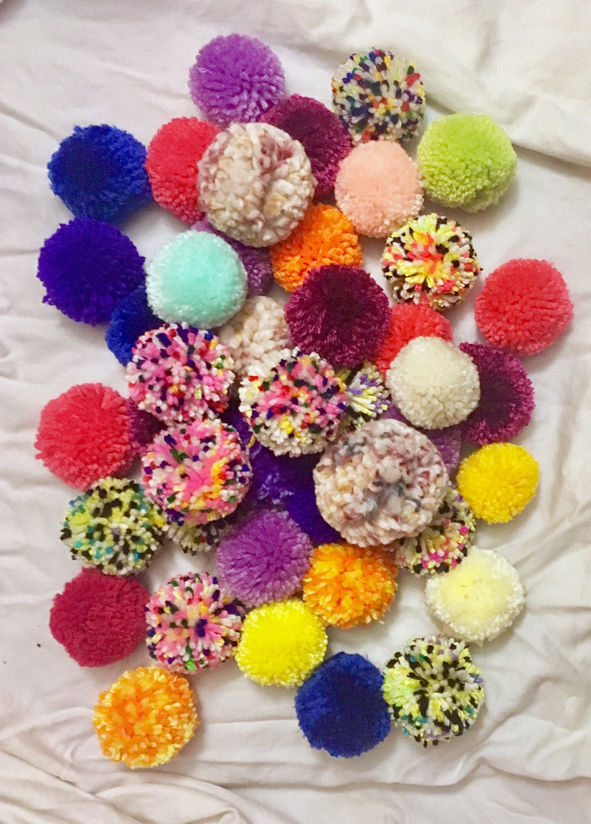 Pompom pandemonium perfect plush perfection per pompom get | Etsy
