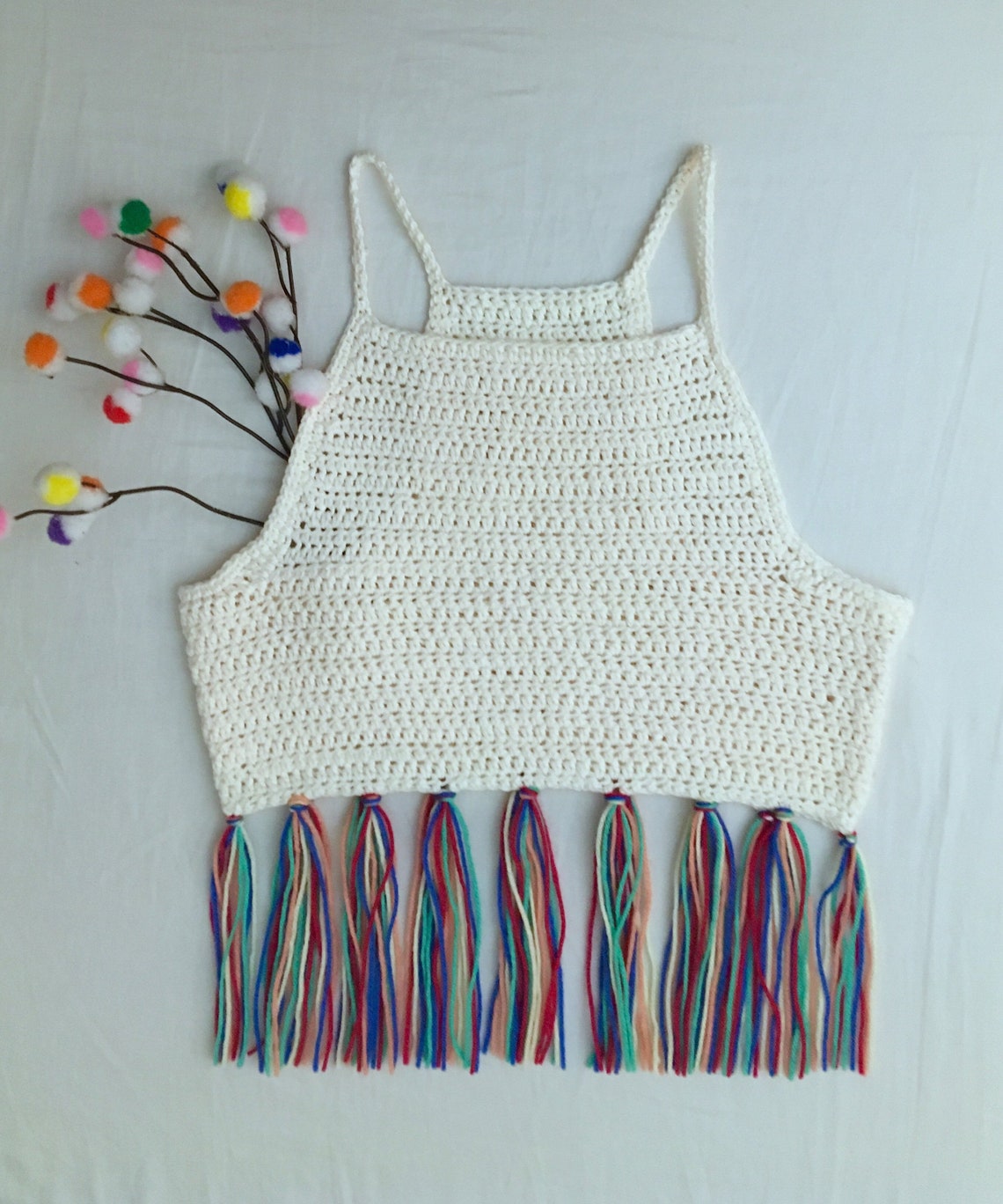 Festival Crop Top CROCHET INSTRUCTIONS ONLY See the - Etsy