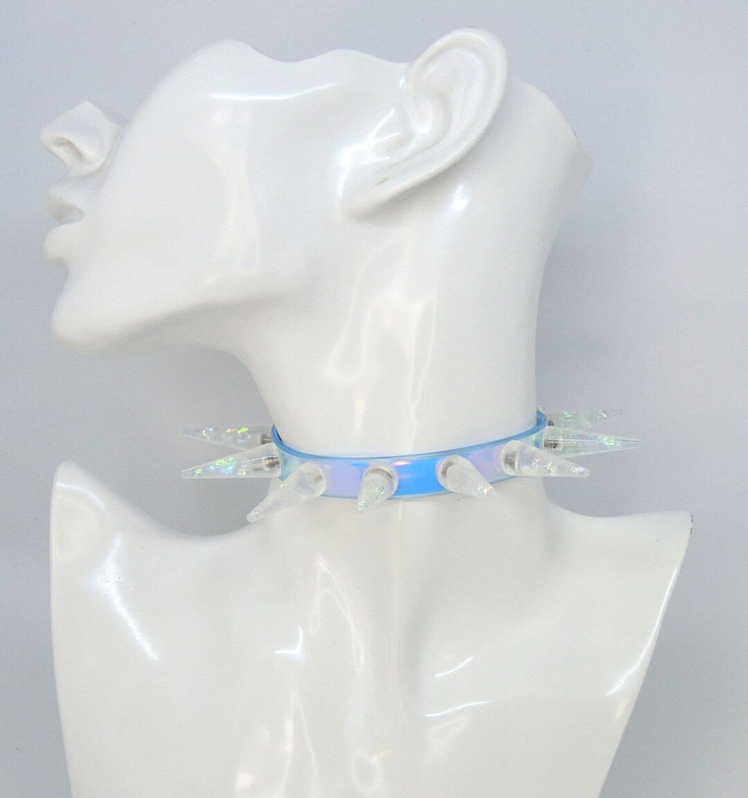 Sparkle Resin Spikes Collar - Etsy