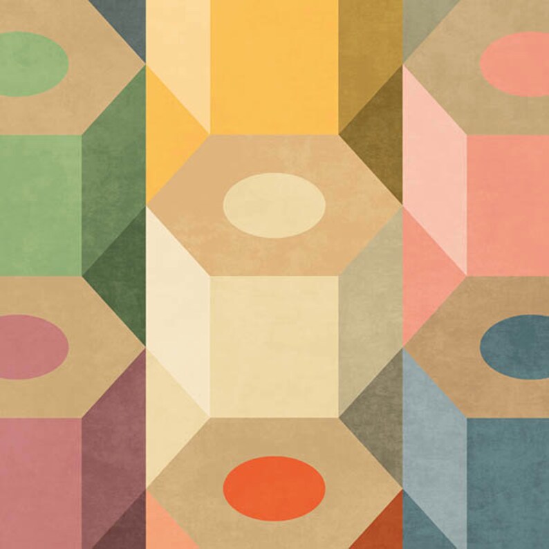 Coloured Pencils Geometric Pattern. Childrens Pencils - Etsy Australia