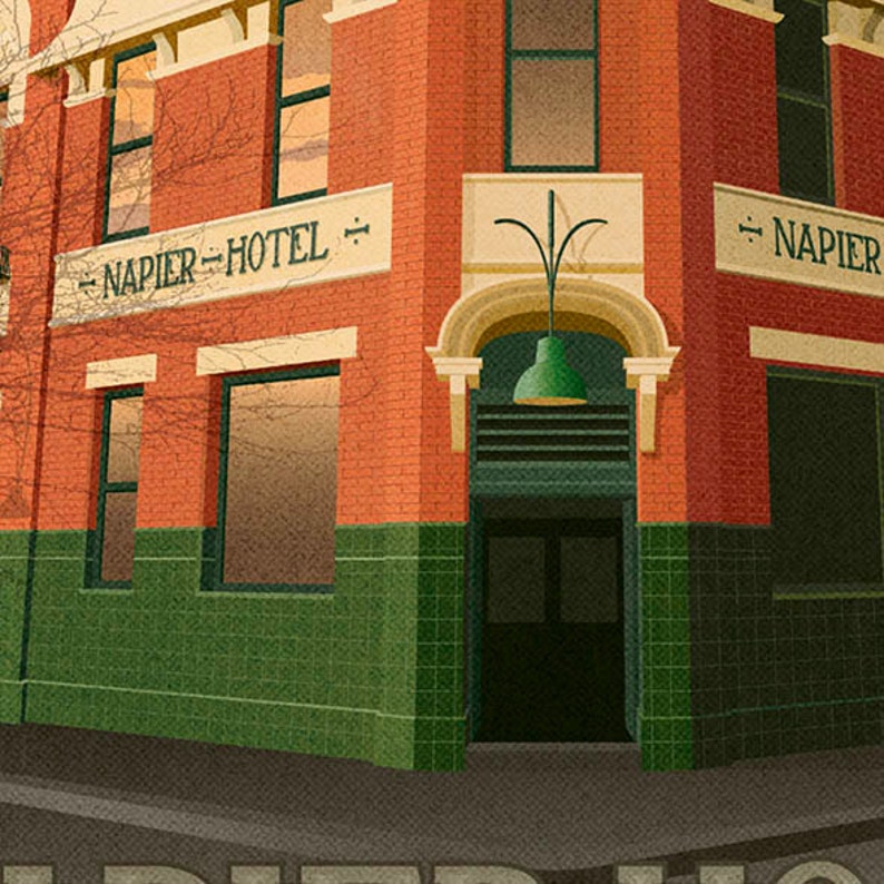 NAPIER HOTEL Fitzroy Melbourne. Melbourne Pub. Famous Pub. | Etsy