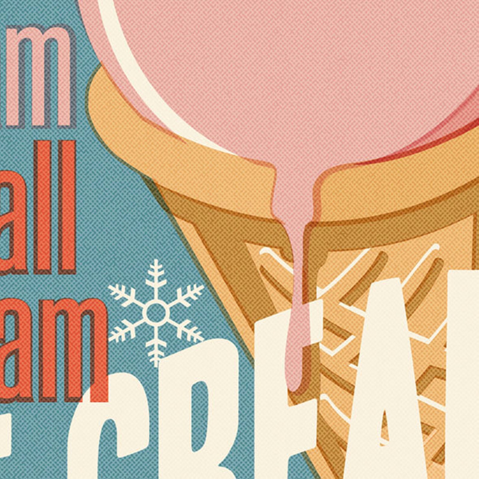 We All Scream ICE CREAM. Ice Cream. Ice Cream Cone. Gelati. | Etsy