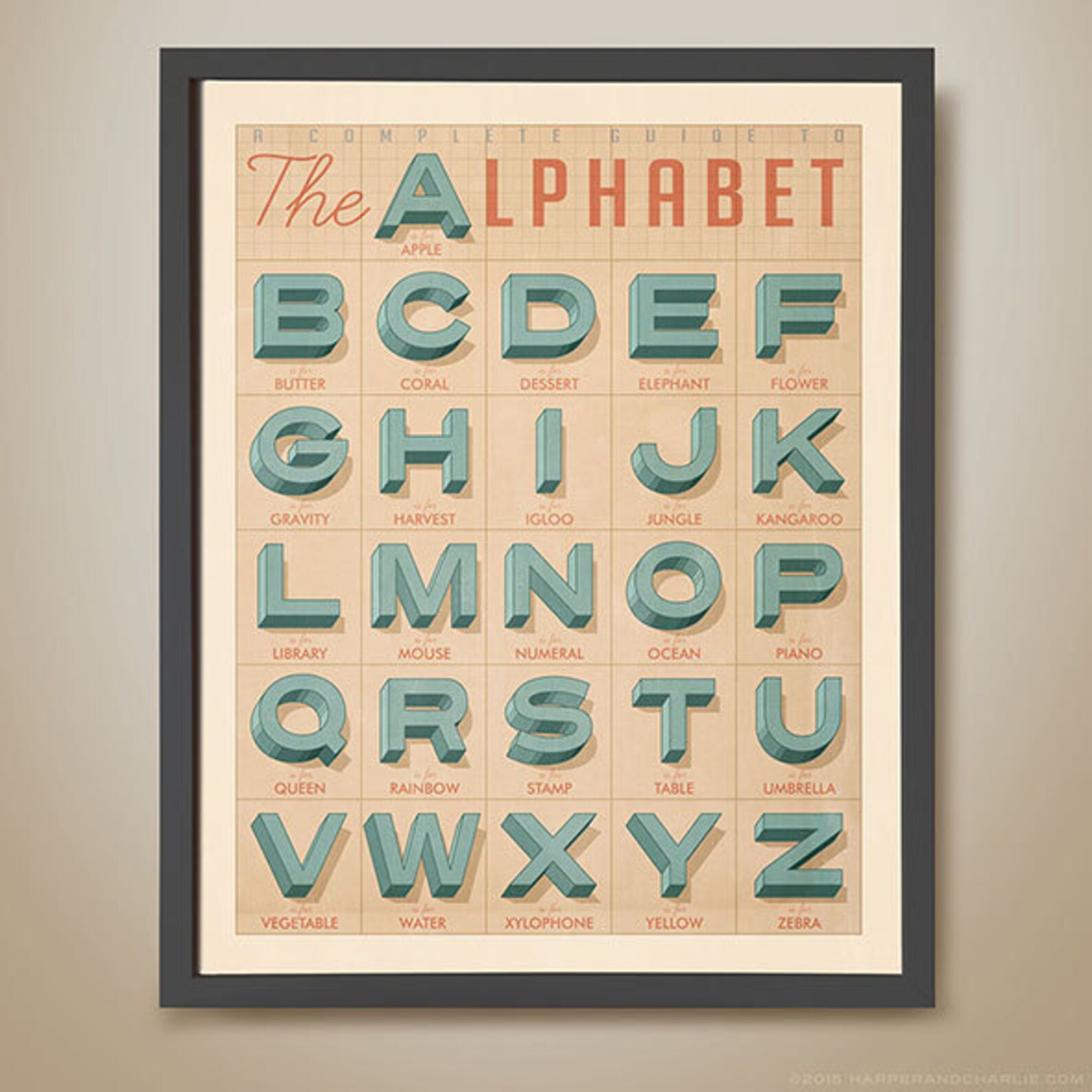 Old Styled Classroom Alphabet - Etsy