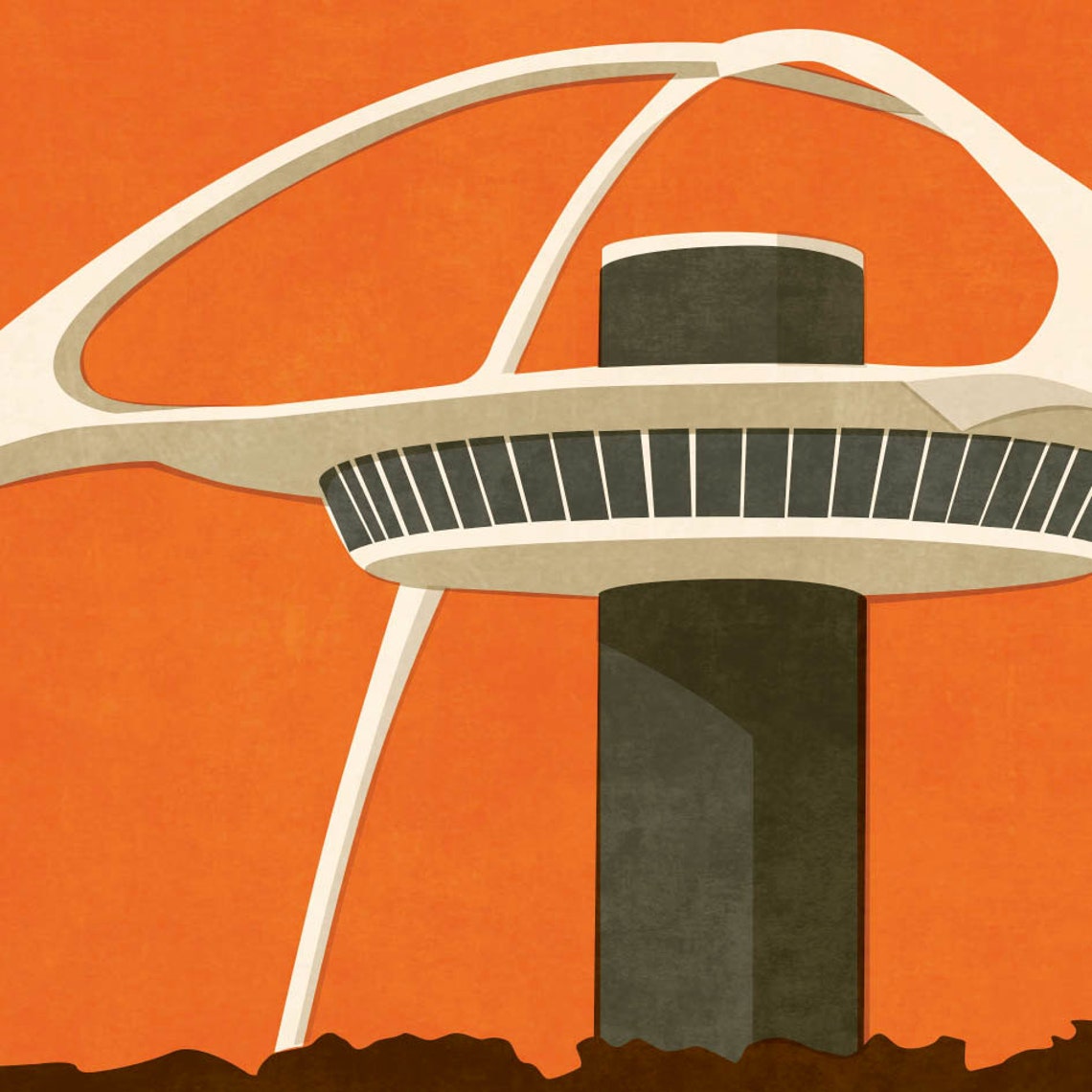 The Theme Building LAX Airport Los Angeles | Etsy