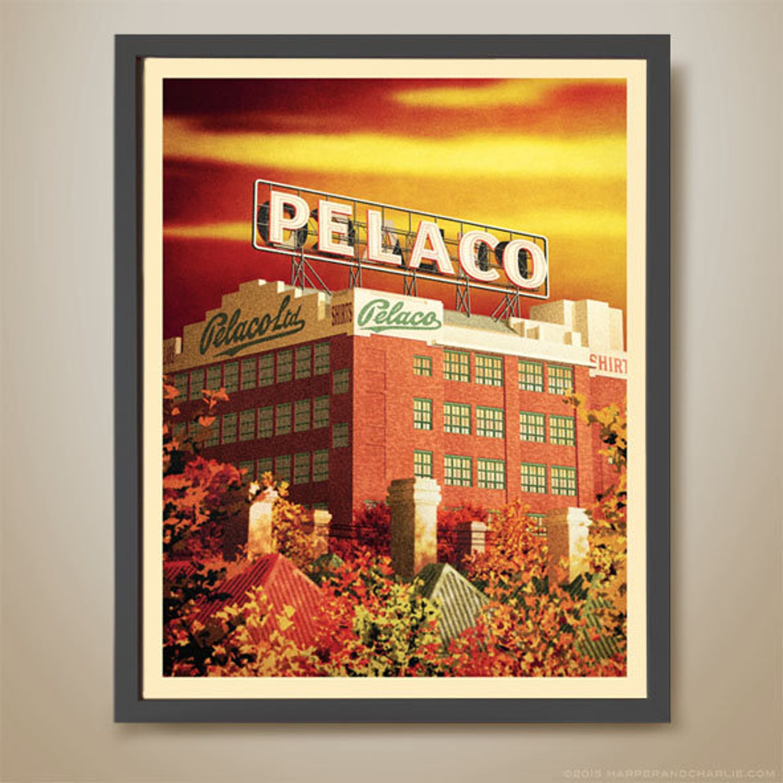 Pelaco Sign. Pelaco Building. Melbourne Australia Print. | Etsy