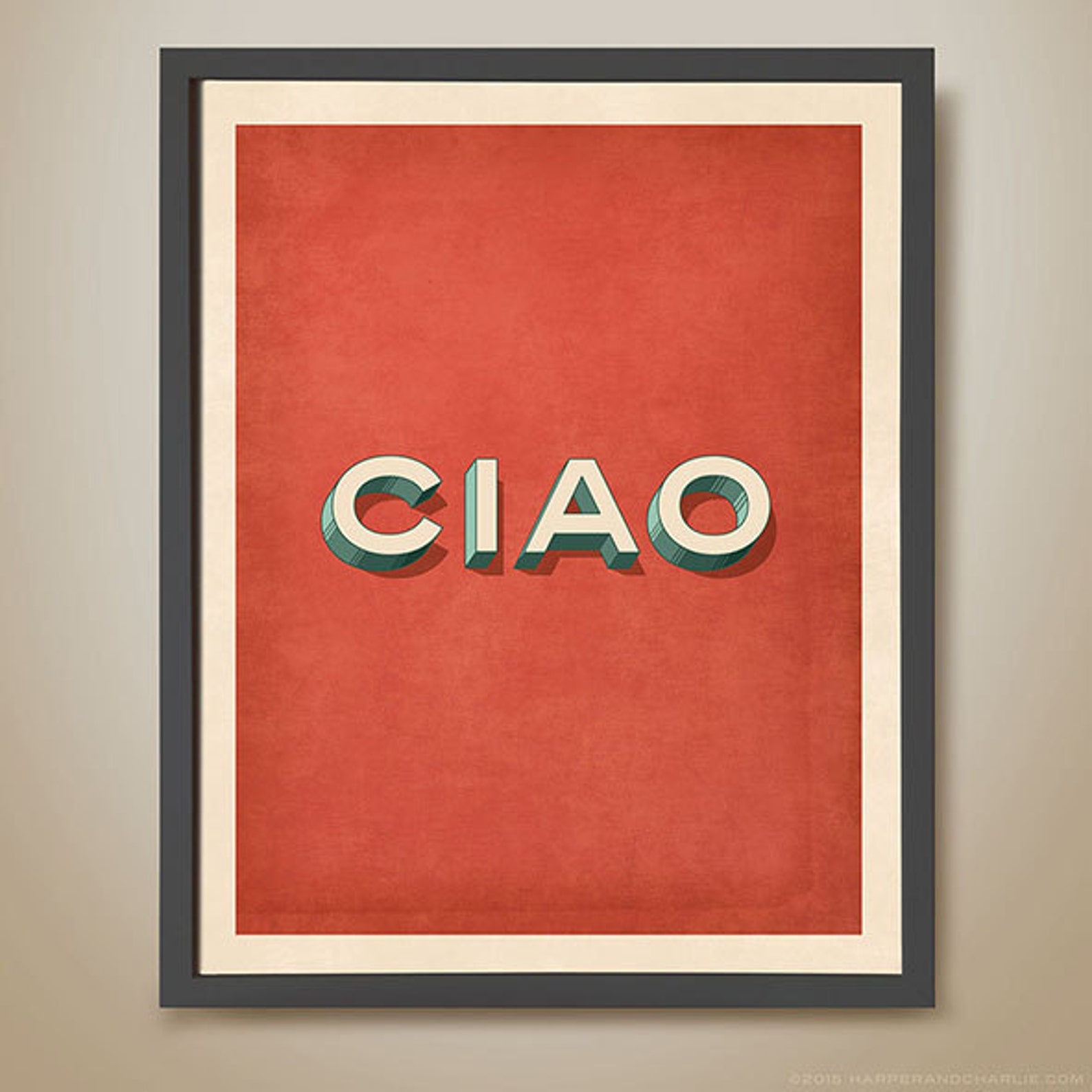 Old Styled CIAO Poster | Etsy