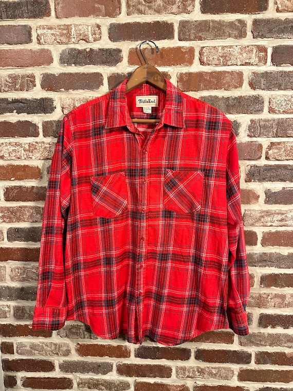 Vintage red check flannel - Gem