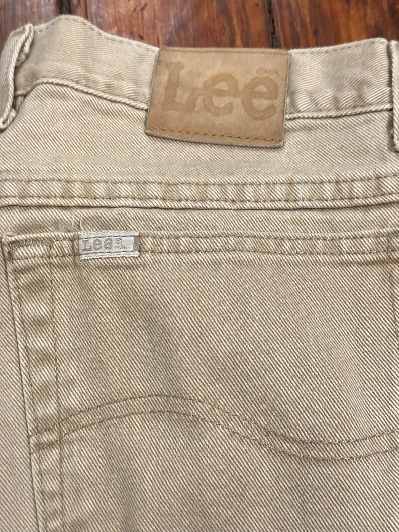 Vintage Lee Khaki Tan Jeans 33x30 - Etsy