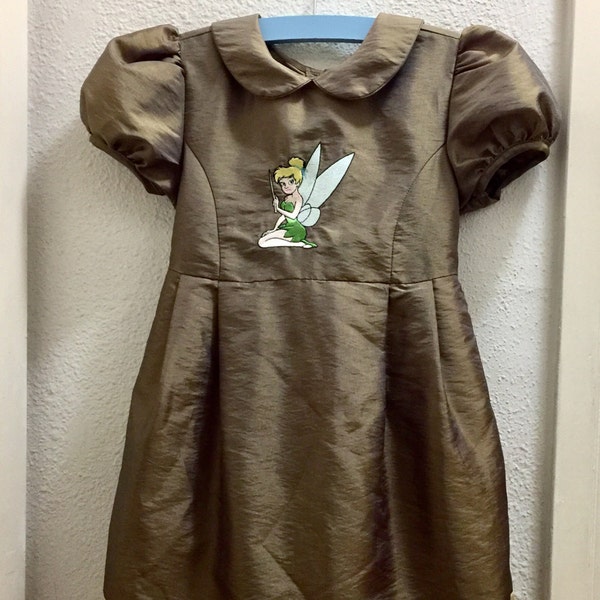 Tinkerbell Embroidery Dress - Etsy