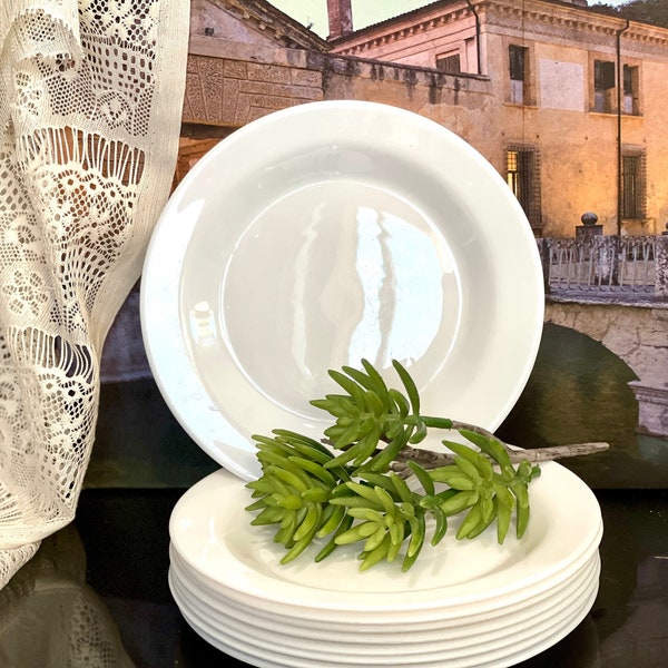 White Glass Plate - Etsy