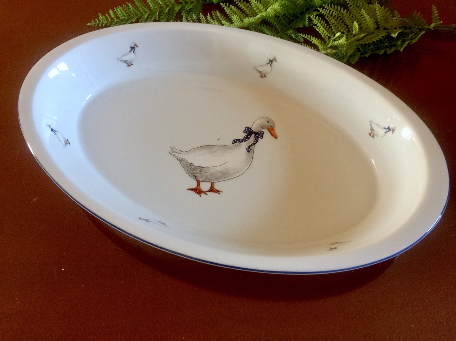 Mother Goose Ceramic Oven Baking Hot Dish Oval Rectangle | Etsy